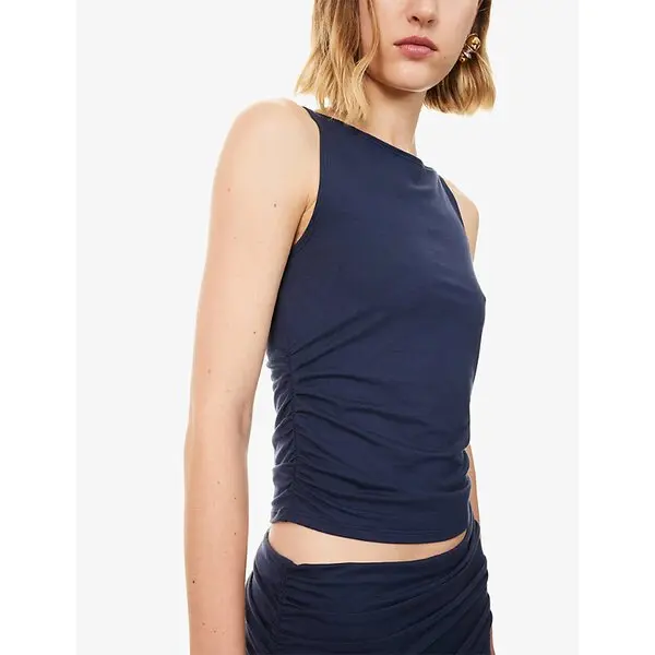 REFORMATION Demi Knit Stretch-jersey Top And Skirt Set