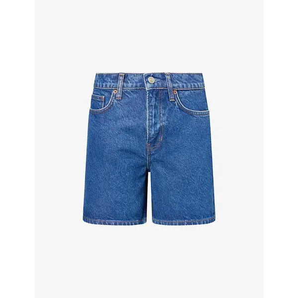 REFORMATION Raye Mid-rise Denim Shorts - Cleary