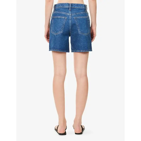 REFORMATION Raye Mid-rise Denim Shorts