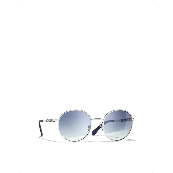 Chanel Ch4282 Pantos-frame Metal Sunglasses
