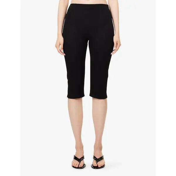ME+EM Slim-fit Cropped Stretch-cotton Capri Trousers