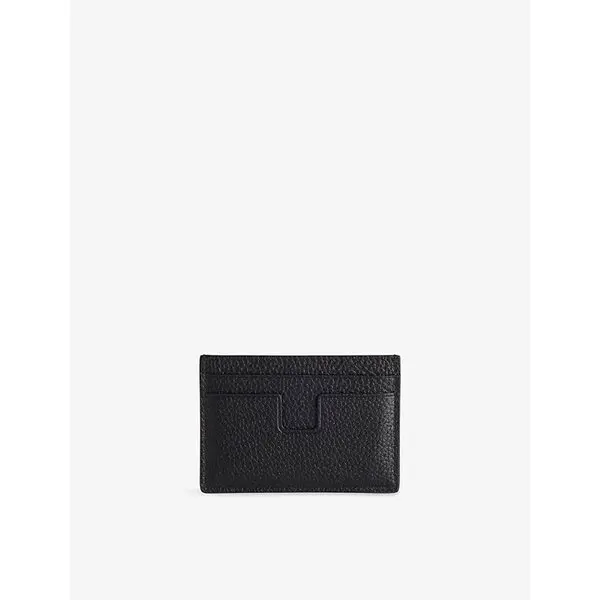 TOM FORD T-line Classic Leather Card Holder