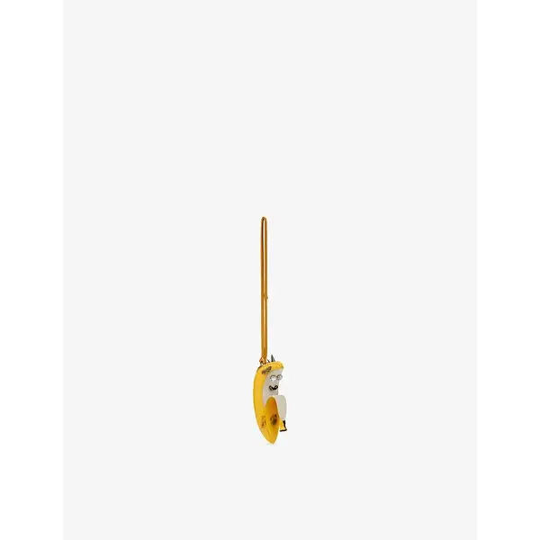 CHRISTIAN LOUBOUTIN Fruit Banana Leather Bag Charm
