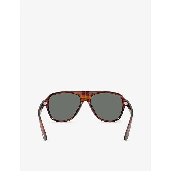Oliver Spencer Ov5581su Paul Newman Aviator-frame Acetate Sunglasses