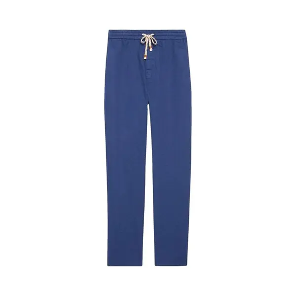 Gucci Logo Print Drawstring Track Pants - Blue