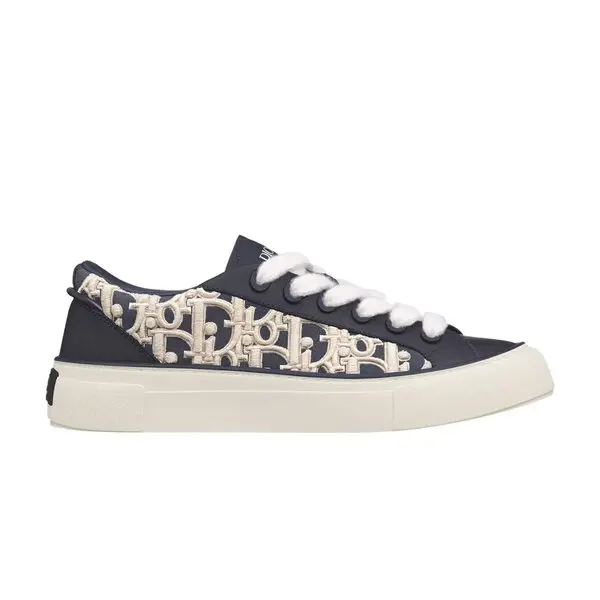 Dior B33 Oblique Raised Embroidery Navy - Blue