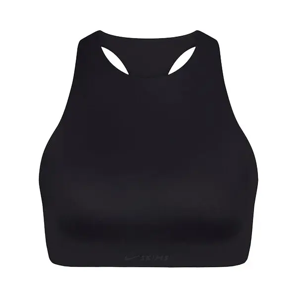 NIKESKIMS Shine High Neck Bra - Black