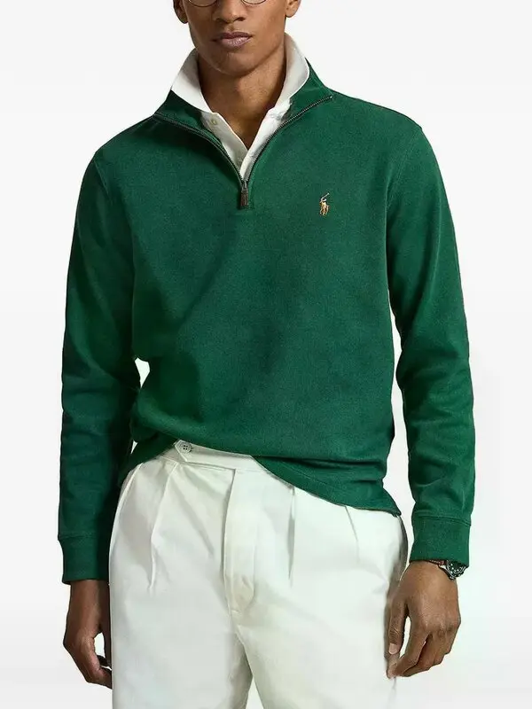 Polo Ralph Lauren Quarter-zip Embroidered Sweater