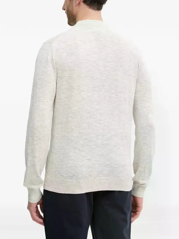 Barbour Marl Effect Crew Neck Sweater