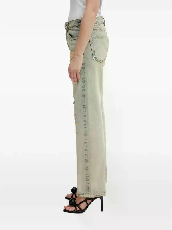 Kenzo Distressed-effect Straight-leg Jeans