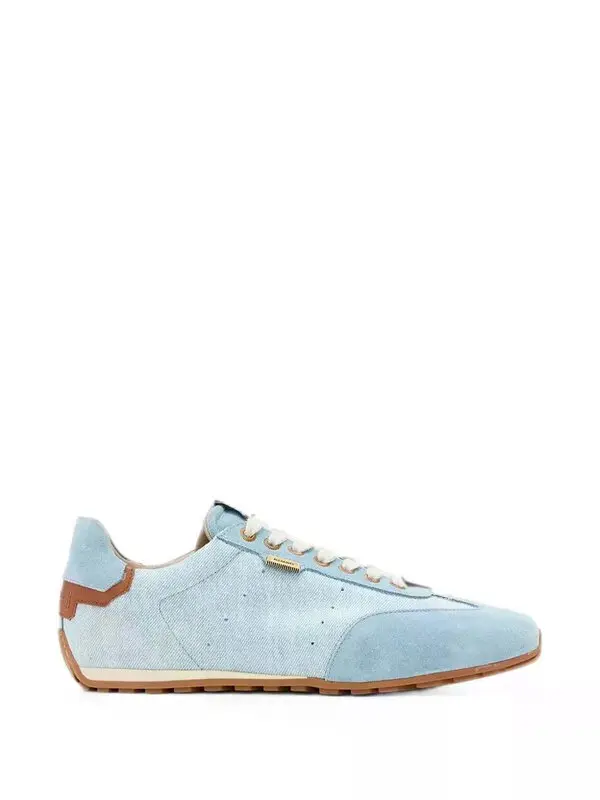 ALLSAINTS Suede Panelled Low Top Sneakers