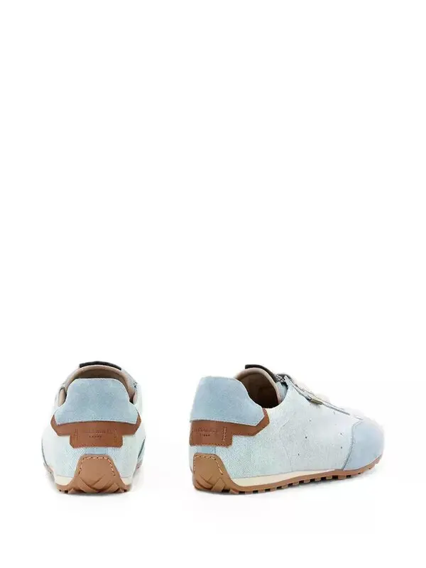 ALLSAINTS Suede Panelled Low Top Sneakers