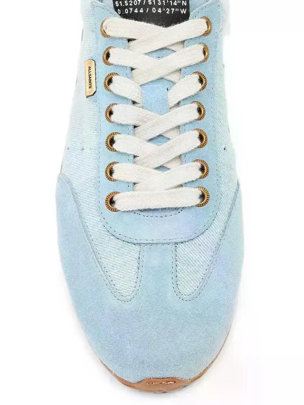 ALLSAINTS Suede Panelled Low Top Sneakers