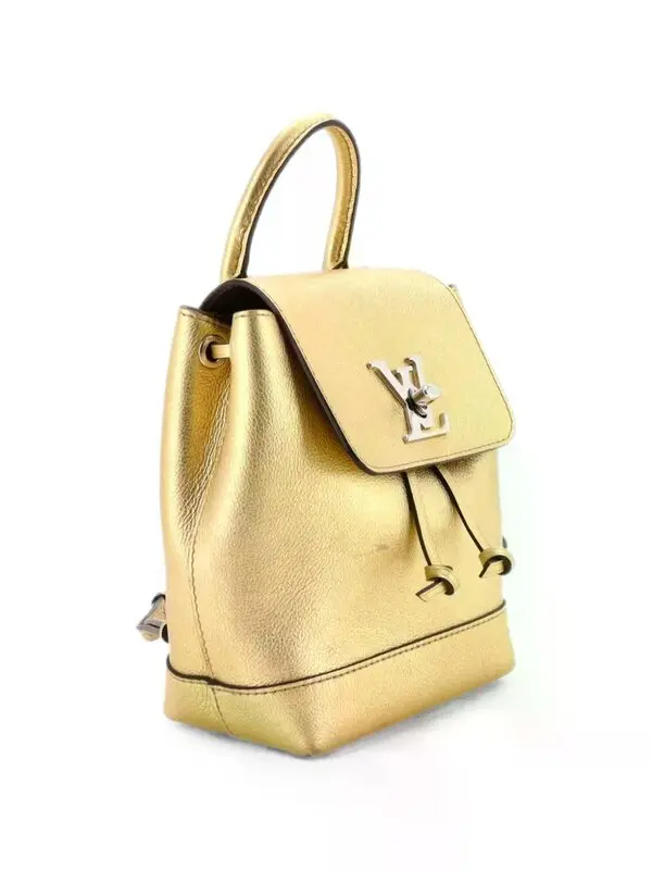 LOUIS VUITTON Lockme Leather Mini Backpack
