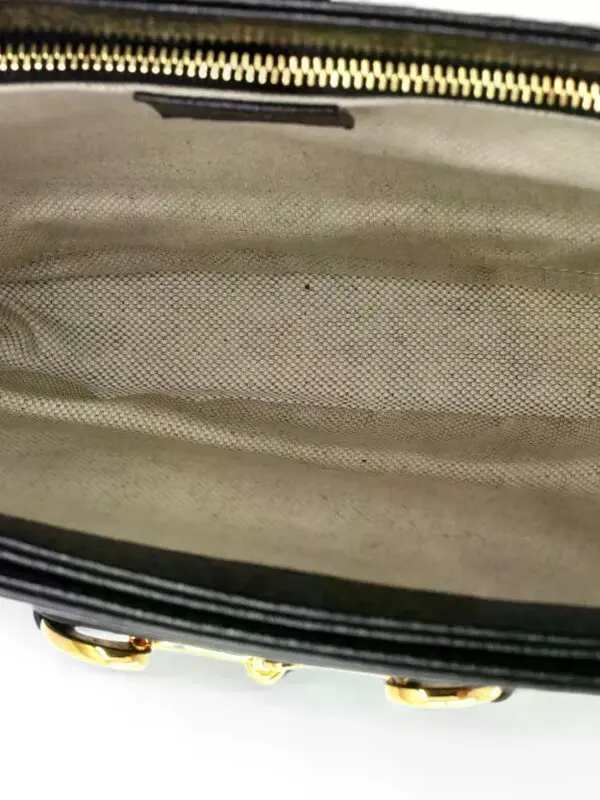 Gucci Horsebit 1955 Gg Denim Small Shoulder Bag