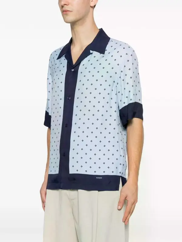 Sandro Monogram-pattern Shirt