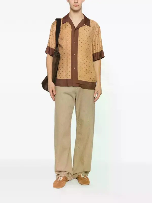 Sandro Monogram-pattern Shirt
