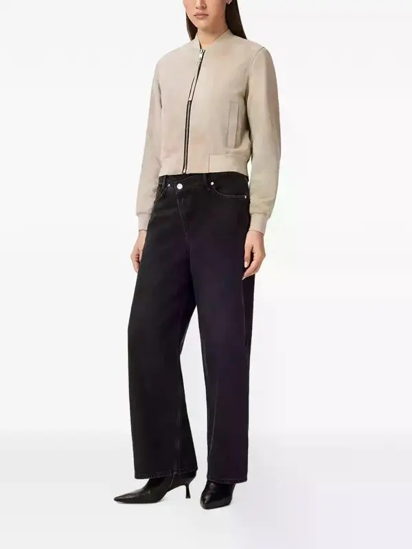 ALLSAINTS Ortens Suede Zip Jacket