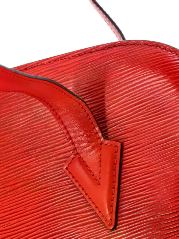 LOUIS VUITTON Lussac Epi Leather Shoulder Bag - Red
