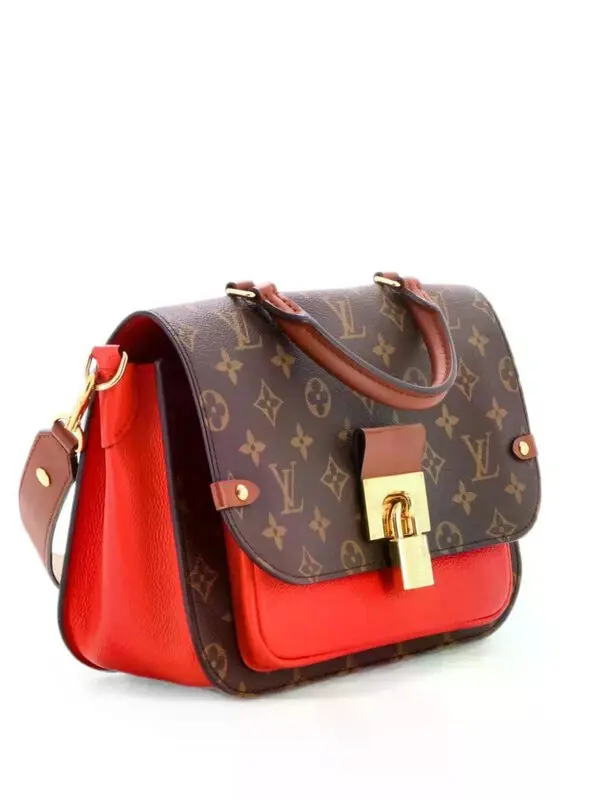 LOUIS VUITTON Monogram Canvas Vaugirard Satchel - Red