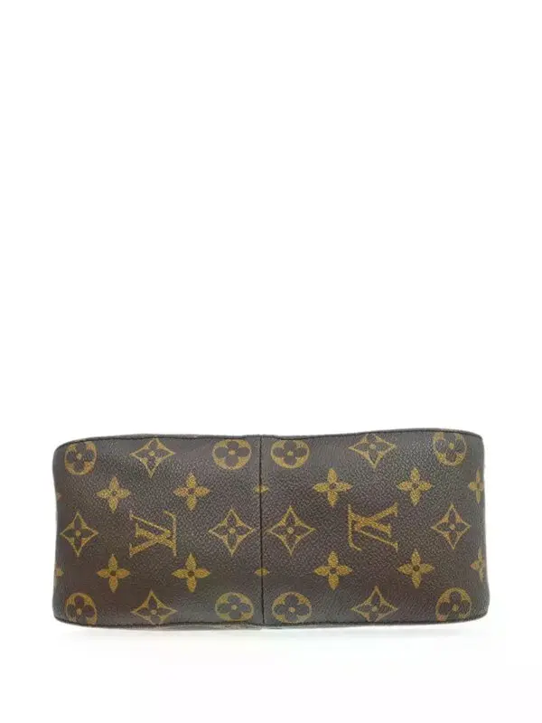 LOUIS VUITTON Monogram Canvas Looping Shoulder Bag - Brown