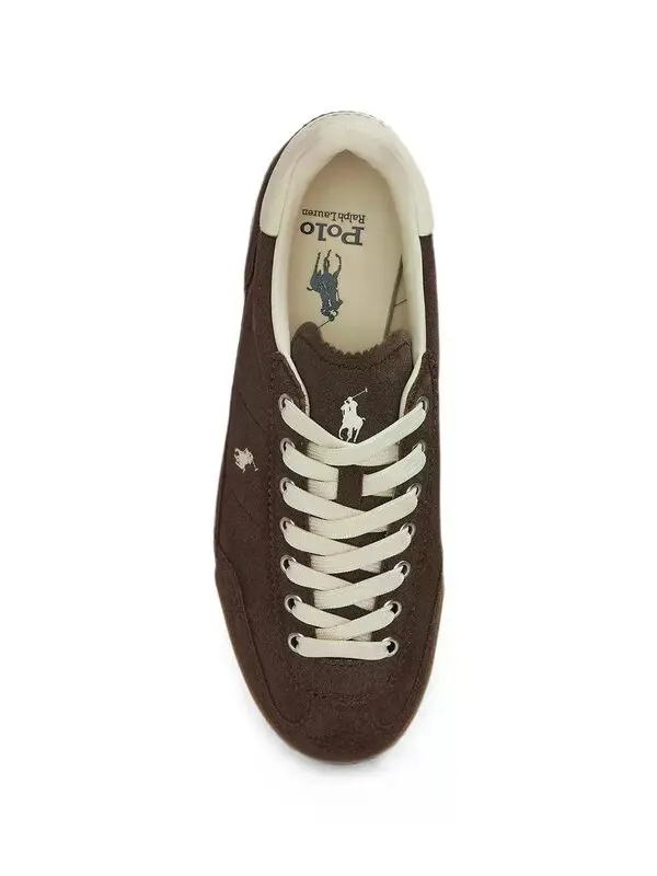 Polo Ralph Lauren Hester Logo-embroidered Suede Sneakers