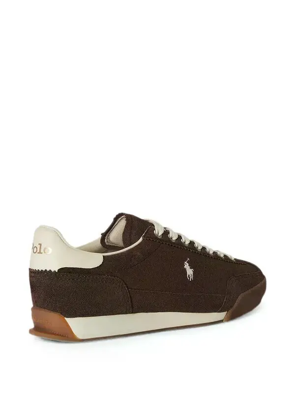 Polo Ralph Lauren Hester Logo-embroidered Suede Sneakers