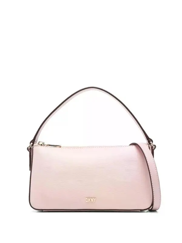 Dkny Bryant Logo-lettering Leather Crossbody Bag