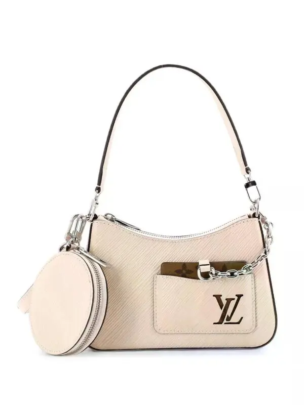 LOUIS VUITTON Marellini Epi Leather Shoulder Bag - Neutrals
