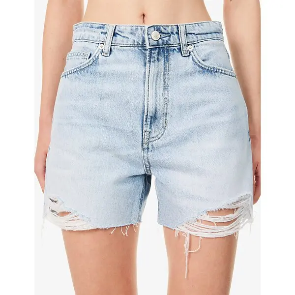 REFORMATION Saige High-rise Denim Shorts