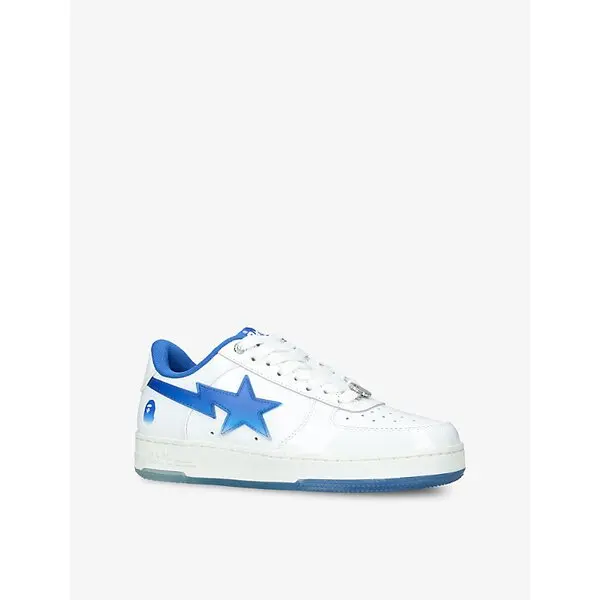 A BATHING APE Sta Icon #4 Leather Trainers