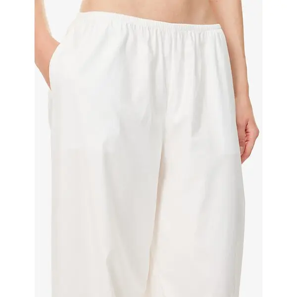 REFORMATION Aven Stretch-cotton Trousers