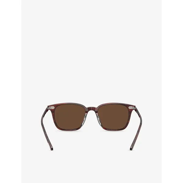 Oliver Spencer Laedin Square-frame Acetate Sunglasses - Brown