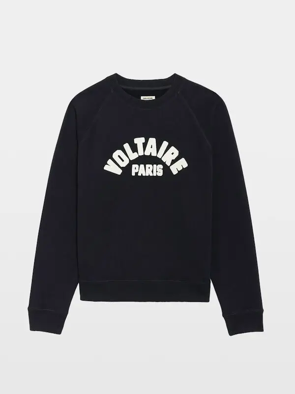 Zadig&Voltaire Sunco Embroidered Sweatshirt - Encre