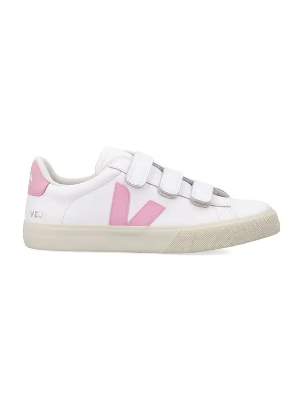 VEJA Low-top Sneakers With Hook-and-loop Straps - White Guimauve