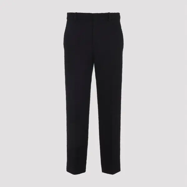 Gucci Boucle Wool Trousers - Black