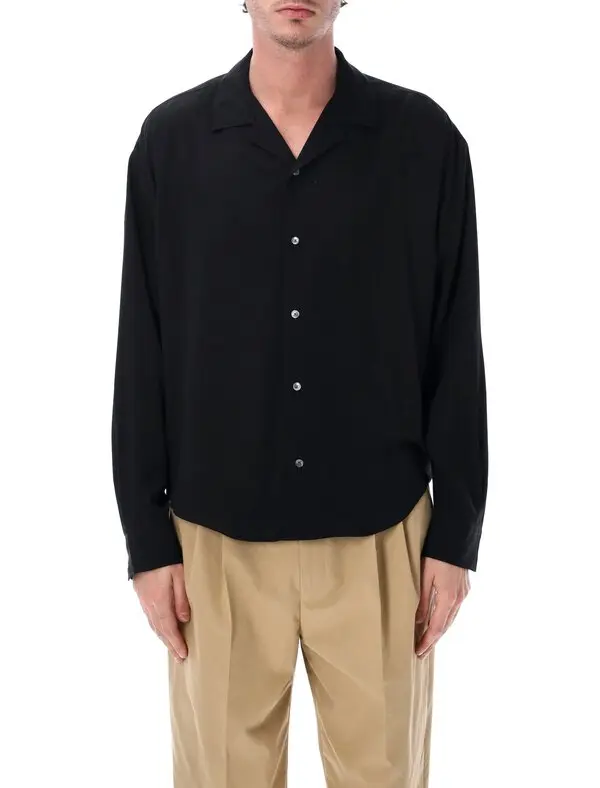 AMI Paris Refined Fit Long Sleeve Shirt