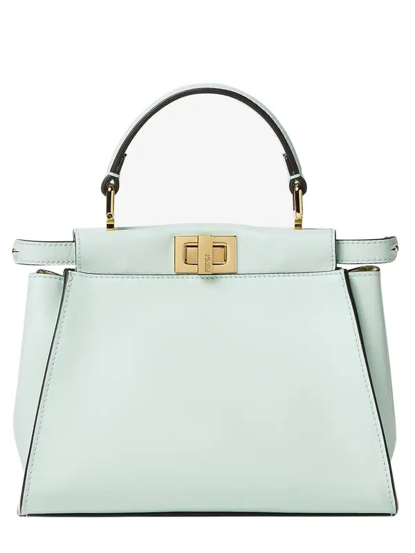 Fendi Peekaboo Mini Bag With Twist Lock - Verde