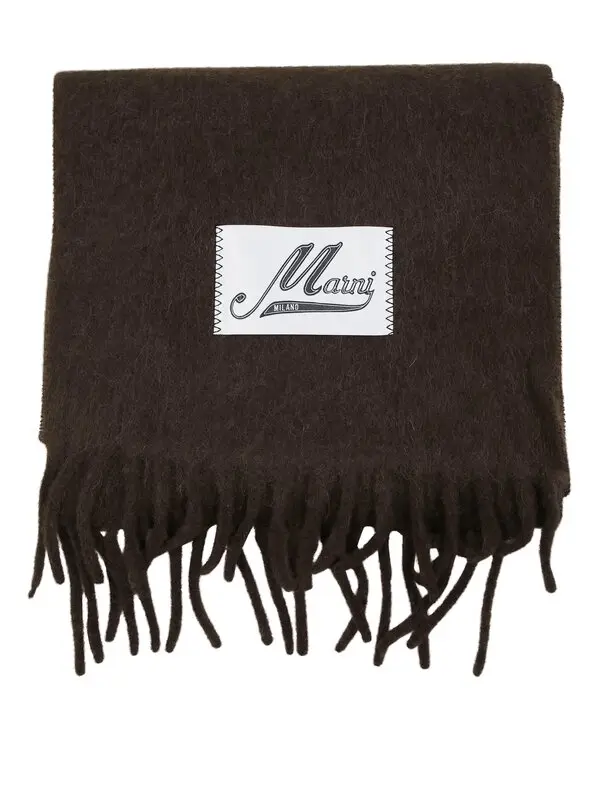 Marni Elegant Scarf - Marrone