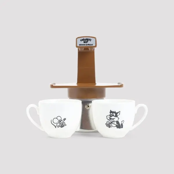 Carhartt Work In Progress Compact Espresso Maker With Aluminum And Ceramic Design - Brown