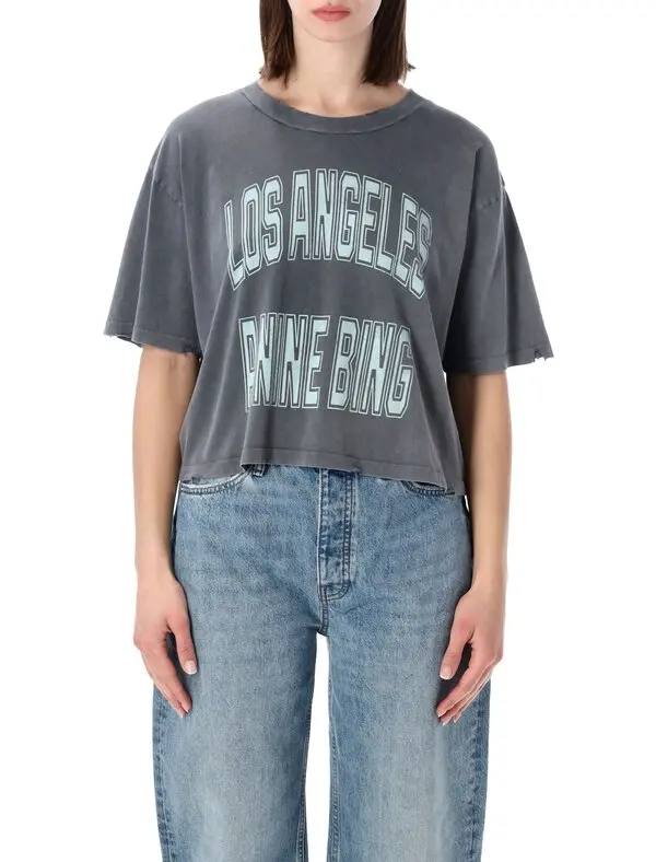 ANINE BING Effortless Chic Mini T-shirt For - Grey