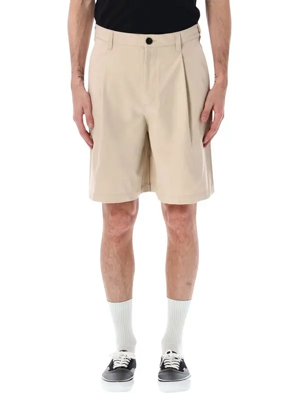 Obey Relaxed Fit Button Closure Shorts
