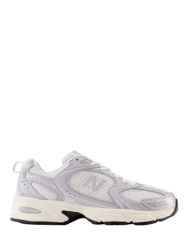 NEW BALANCE Sporty Mesh Sneakers With Reflective Details - Silver