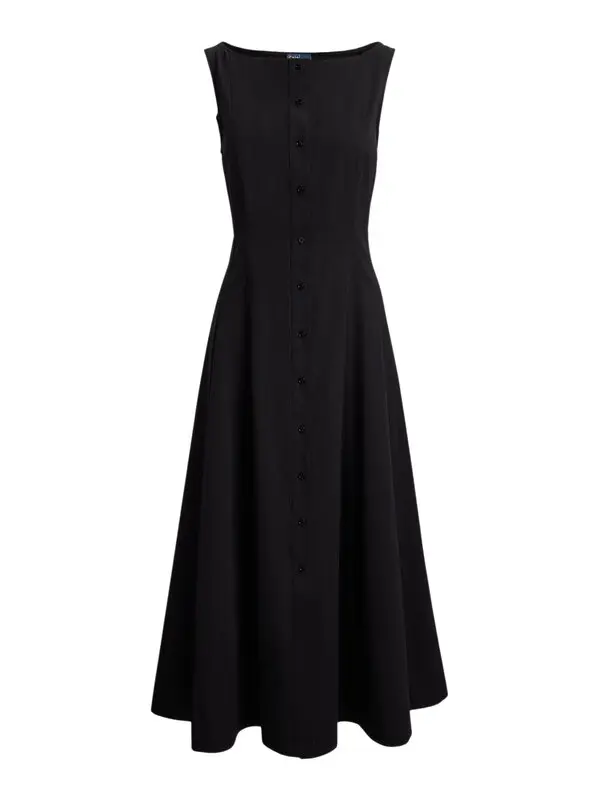 Ralph Lauren Stylish Cotton Dress For - Black