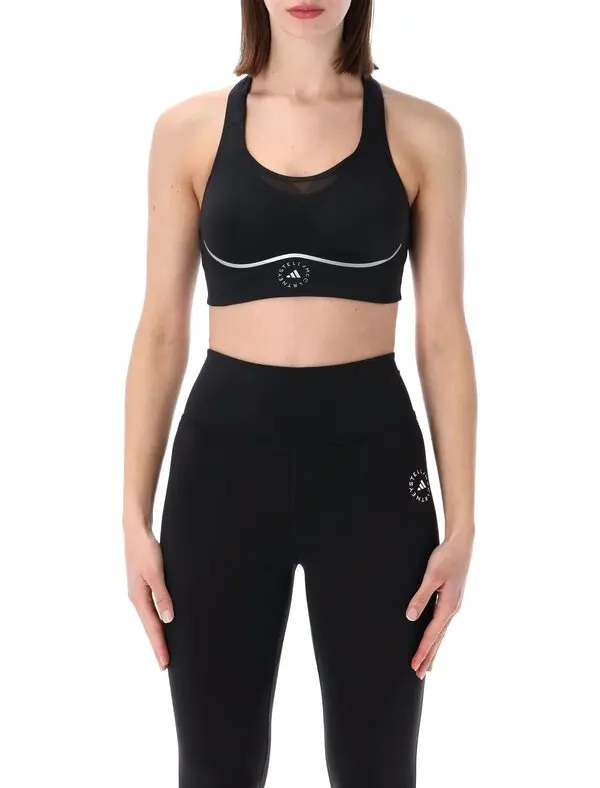 Adidas By Stella McCartney High Support Running Sports Bra - Black