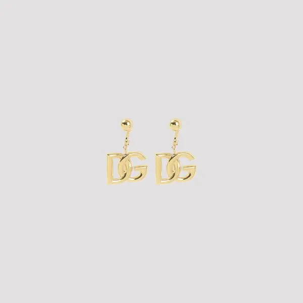 Dolce & Gabbana Clip-on Dg Logo Earrings