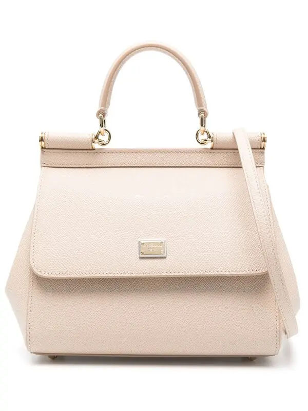 Dolce & Gabbana Mini Front Flap Bag With Double Magnet Closure - Rosa