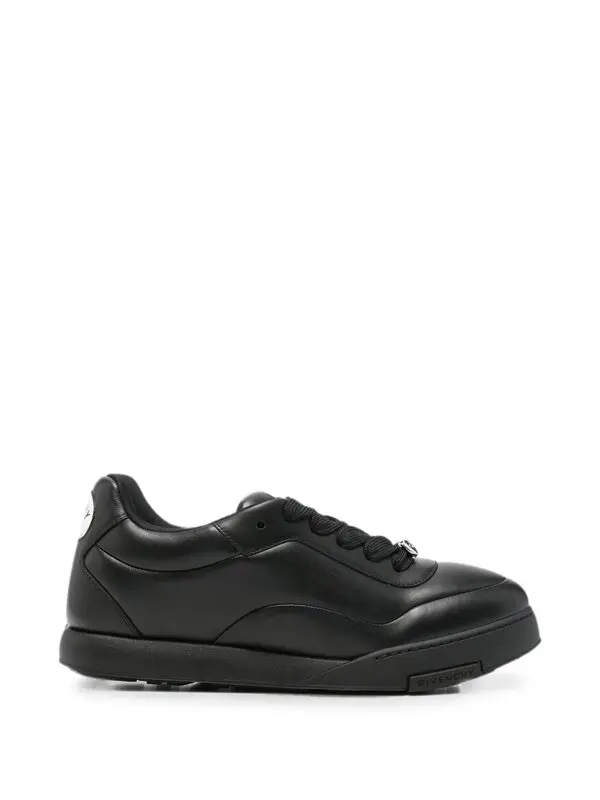 Givenchy Black Leather Sneakers - Nero
