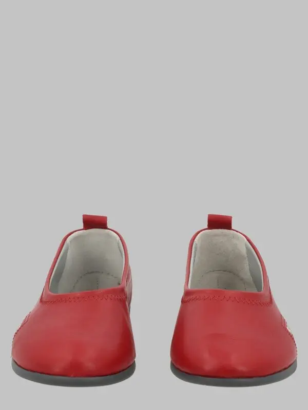 Paloma Wool Leather Ballerina Flats - Red