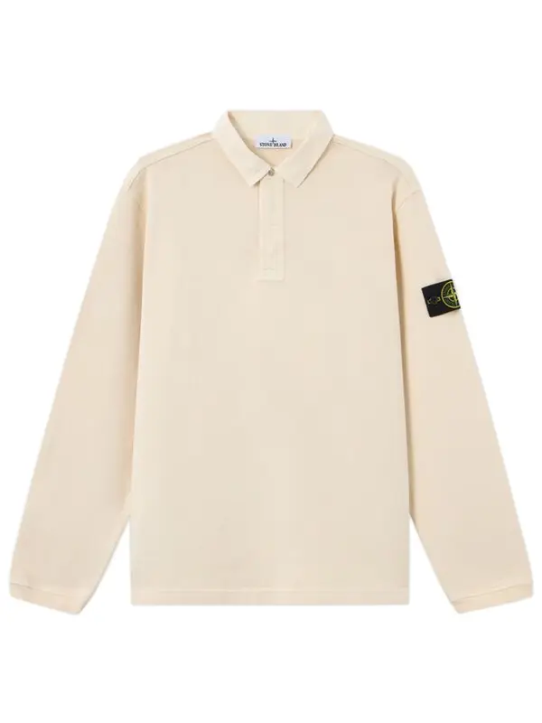 Stone Island Comfort Fit Pullover Sweater With Contrast Collar